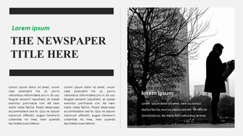 Newspaper Easy Google Slides Template