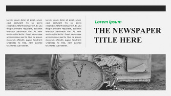 Newspaper Easy Google Slides Template