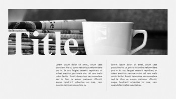 Newspaper Easy Google Slides Template