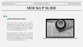 Newspaper Easy Google Slides Template
