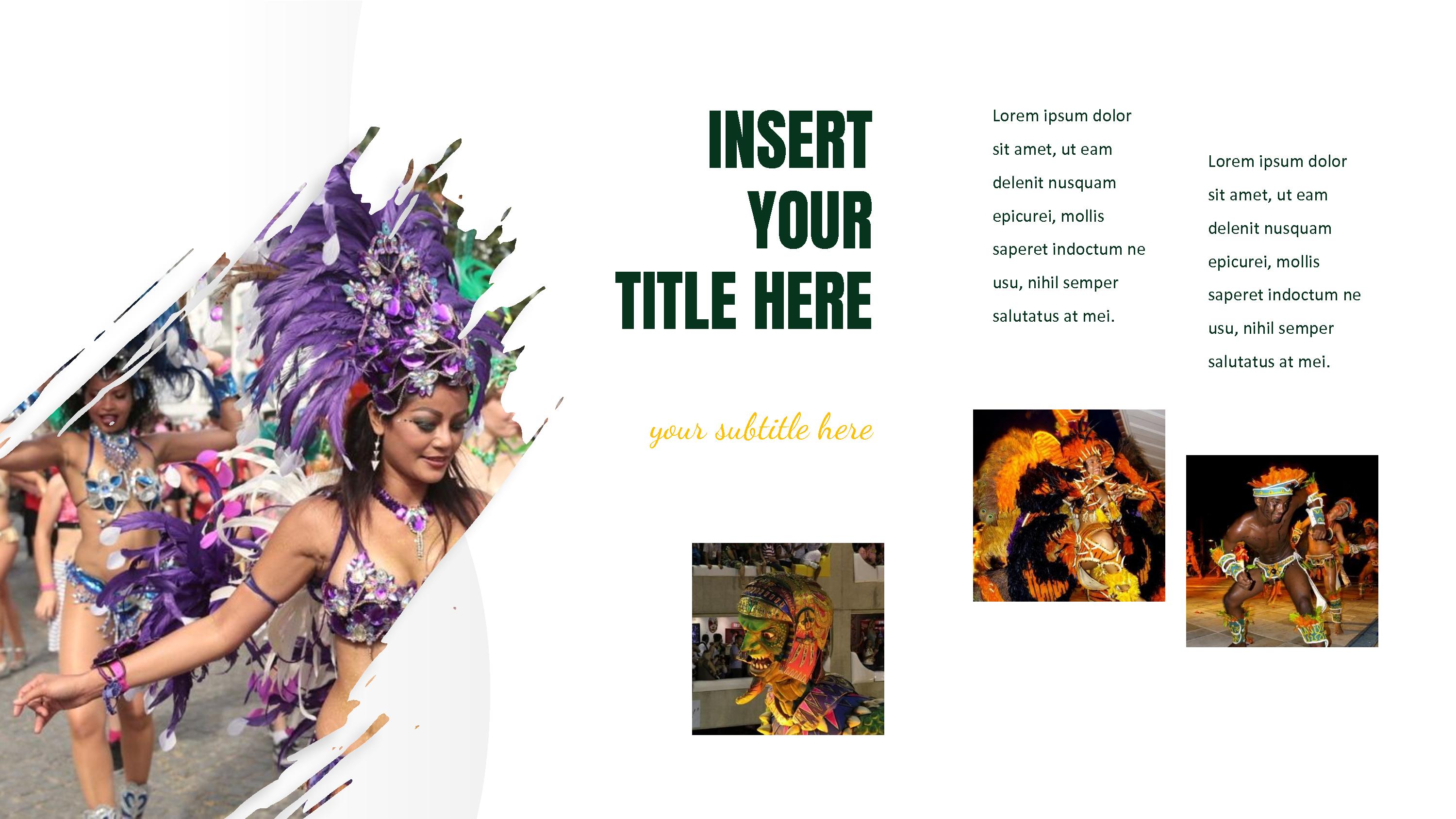 Viva Brazil Simple Google Slides Templates