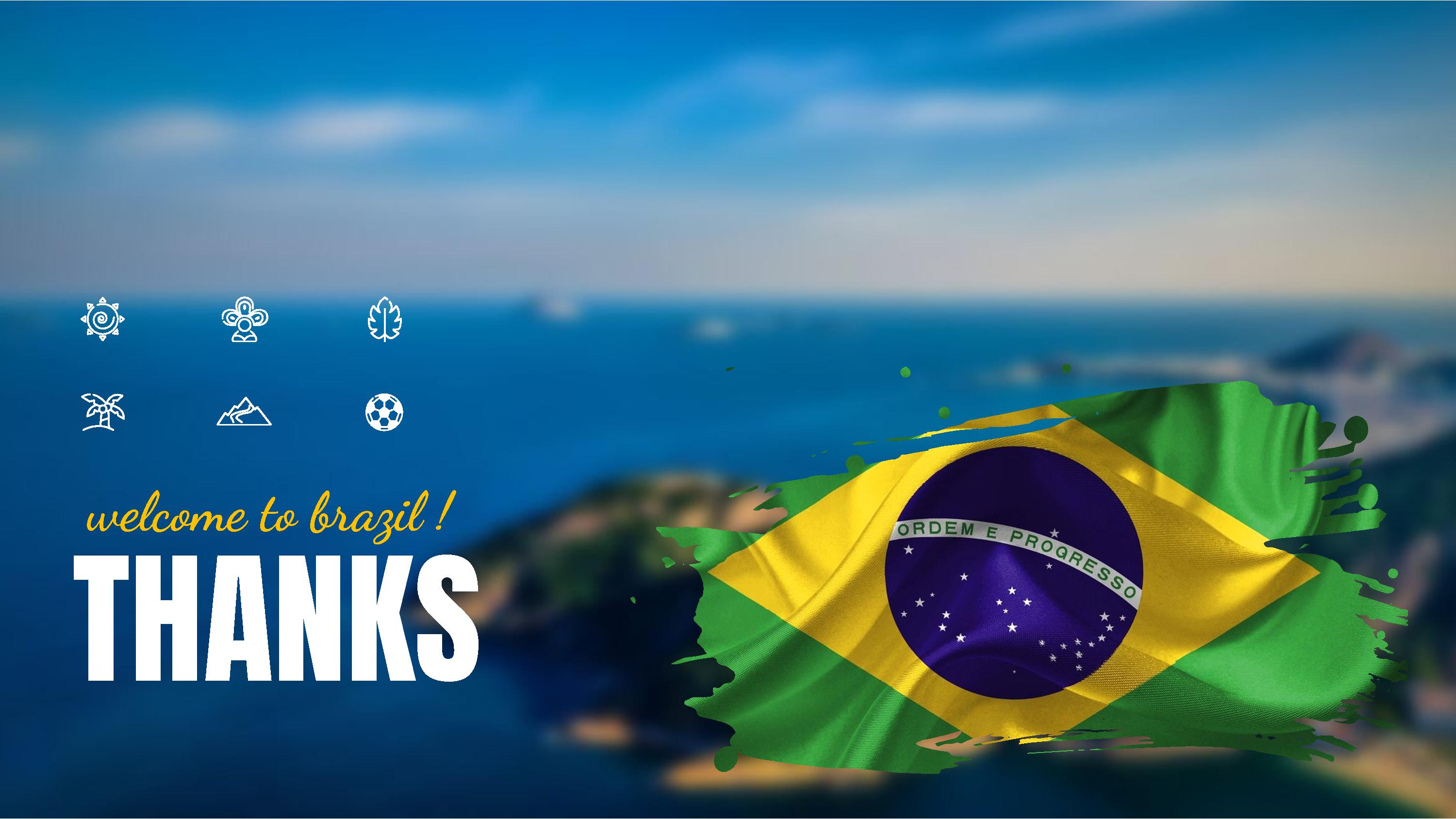 Viva Brazil Simple Google Slides Templates