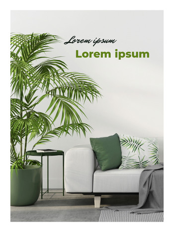 Greenery Vertical Slide Design Business Strategy PPT