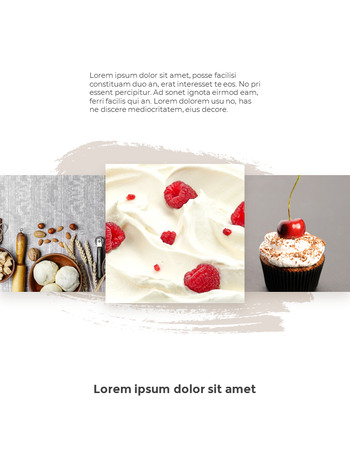 Sweet Dessert Concept Vertical PPT Backgrounds