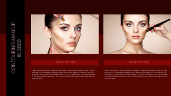 Beauty Makeup PowerPoint Templates Multipurpose Design