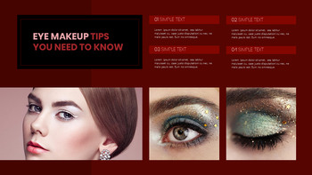 Beauty Makeup PowerPoint Templates Multipurpose Design