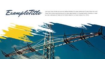 Electrical Work Service PowerPoint Template