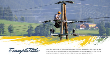 Electrical work Templates PPT