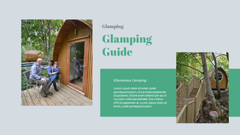 Glamping Theme PPT Templates