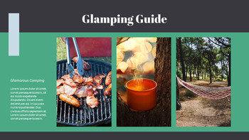 Glamping Theme PPT Templates