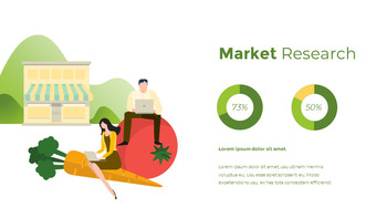 Healthy Food Order Online PowerPoint to Google Slides