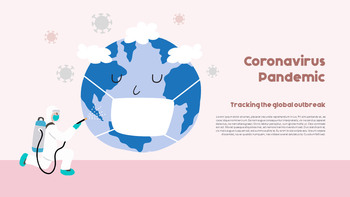 Post-Coronavirus World - Social Distancing Simple PowerPoint Template ...