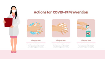 Post-Coronavirus World - Social Distancing Simple PowerPoint Template ...
