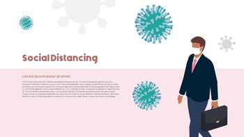 Post-Coronavirus World - Social Distancing Simple PowerPoint Template ...