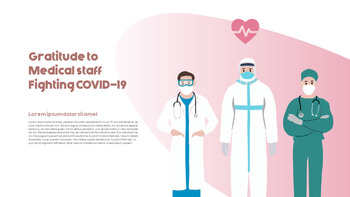 Post-Coronavirus World - Social Distancing Simple PowerPoint Template ...