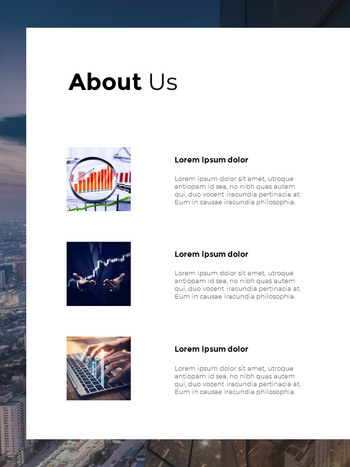 Annual Report Design Layout PowerPoint