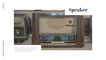 Development of speakers Interactive PowerPoint Examples