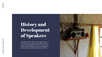 Development of speakers Interactive PowerPoint Examples