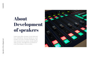 Development of speakers Interactive PowerPoint Examples