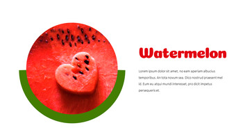 Watermelon Simple PowerPoint Design