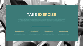 Work Out Presentation PowerPoint Templates Design