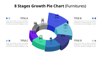 3D Donut Chart Animationsvorlagen