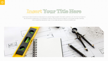 Architecture Blueprints PowerPoint Slides