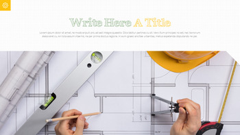 Architecture Blueprints PowerPoint Slides