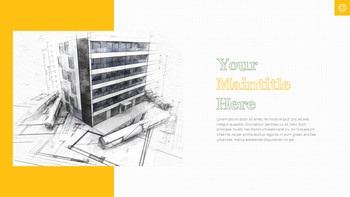 Architecture Blueprints PowerPoint Slides