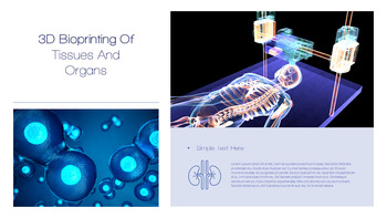 3D Bioprinter PowerPoint deck Design