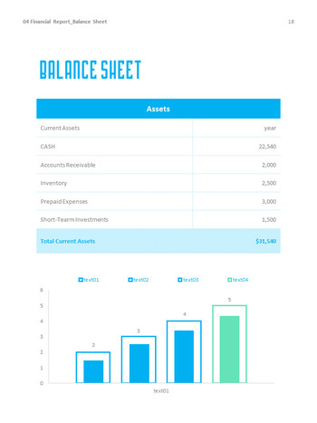 Hospital Business Annual Report PowerPoint Background Template