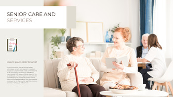 Senior Care Business PowerPoint Templates