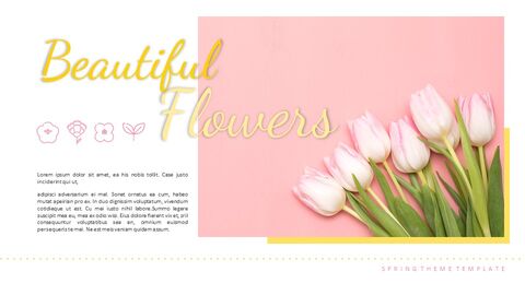 Spring Flowers Google Slides Templates