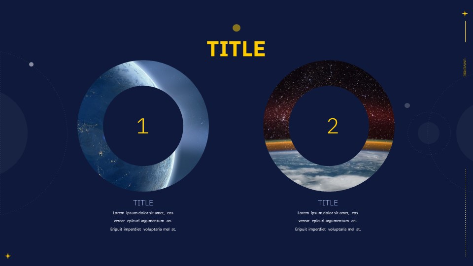 Universe Simple Google Slides Templates