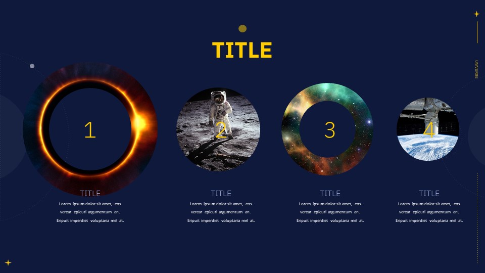 Universe Simple Google Slides Templates