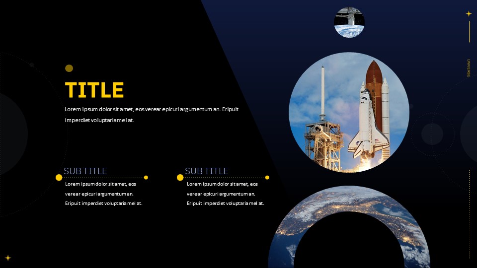 Universe Simple Google Slides Templates