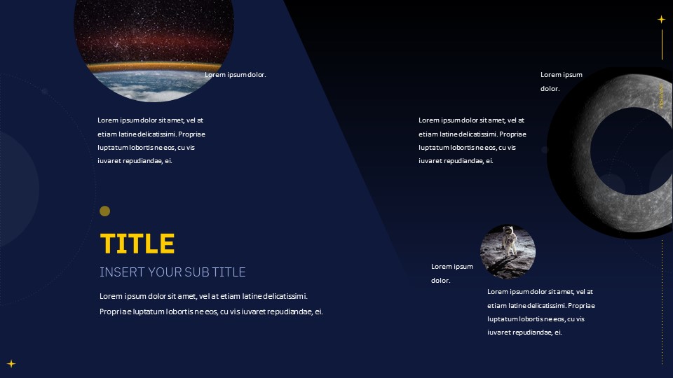 Universe Simple Google Slides Templates