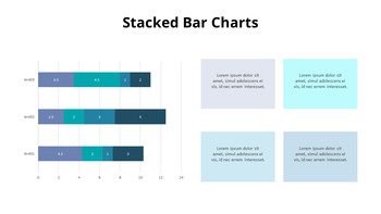 3 Categories Horizontal Bar Chart