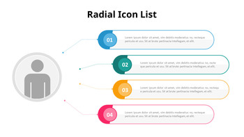 Human Silhouette with Text Boxes Diagram