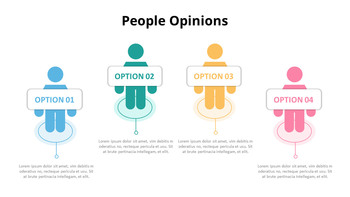 Human Silhouette with Text Boxes Diagram