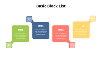 Polygon Infographic List Diagram