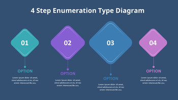 Polygon Infographic List Diagram