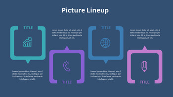 Polygon Infographic List Diagram