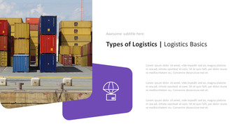 Logistics Distribution PPT Presentation