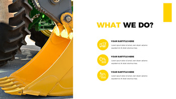 Heavy Equipment PowerPoint Proposal