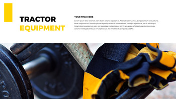 Heavy Equipment PowerPoint Proposal