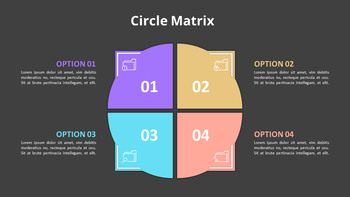 Circle Matrix Analysis Diagram