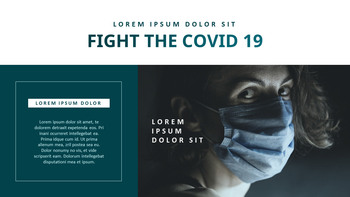 Corona Pandemic Theme Presentation Templates