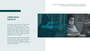 Corona Pandemic Theme Presentation Templates