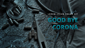 Corona Pandemic Theme Presentation Templates